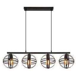 Globo LIGHTING Hängeleuchte "TAMARA", schwarz, 1 Stk., Leuchten, Hängelampe/Pendelleuchte/Esszimmer/Wohnzimmer/Esstisch