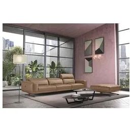 3-Sitzer Egoitaliano "Gloria, super bequem, hochwertige Verarbeitung, edles Design, Megasofa", braun (akazie), B:327cm H:96cm T:109cm, Leder CAREZZA (echtes Rindsleder) ist ein Naturleder, dass die ursprünglichen Eigenschaften der Haut nicht verändert. Das Vorhandensein von verheilten Narben, Körnungsunterschiede, Falten, Adern, Unterschiede in den Farbtönen und andere Spuren, die die Natur auf di
