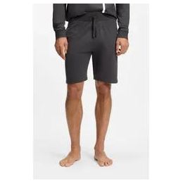 Sweatshorts BOSS "Authentic", Herren, Gr. L, N-Gr, grau (dunkelgrau 021), Sweatware, Obermaterial: 100% Baumwolle, kniefrei, Hosen