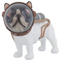 Dekofigur KARE DESIGN "Deko Figur Space Dog 21cm", braun, B:25cm H:21cm T:12cm, Polyresin, Dekofiguren