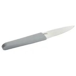 Gemüsemesser Woll "Cutting Edge", grau, Klingenlänge 9cm, Edelstahl, Kunststoff, Kochmesser, aus deutschem Edelstahl gemäß DIN 1.4116
