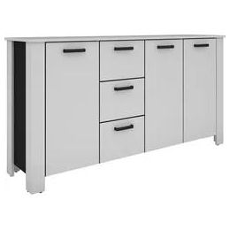 Sideboard ByLiving "Faro", weiß, B:160cm H:84cm T:40cm, FSC-zertifizierter Holzwerkstoff, Sideboards, moderne Kommode in verschiedenen Farben verfügbar, 160cm.