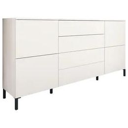 borchardt Möbel Kommode BORCHARDT MÖBEL "Haama", weiß (weiß matt), B:166cm H:80cm T:35cm, Spanplatte, Sideboards, Breite 166 cm