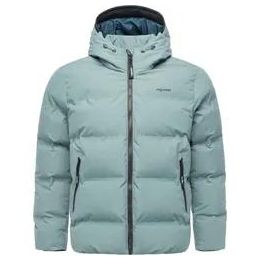 Winterjacke Ragwear "Norgos", Herren, Gr. XXL (56), blau, Obermaterial: 100% Polyester; Innenfutter: 100% Polyester; Wattierung: 100% Polyester, gerade hüftbedeckend, hoch geschlossener Ausschnitt, eng normaler Saum, Jacken, Winter Steppjacke mit Kapuze