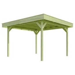 Holzpavillon Weka "Gartenlaube 657 Gr.2", braun (kdi), B/H/T: 230cm, Pavillons, Schutz vor Regen, Wind und Sonne