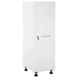 Mehrzweckschrank-Set LAUNDREEZY "Laundreezy, Haushaltsschrank BxHxT 50x162x68 cm", weiß matt, B:50cm H:162cm T:68cm, Holzwerkstoff, Kastenmöbel-Sets, Breite 50cm, Tür L/R montierbar, Softclose, abschließbar