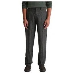 Marc O'Polo Chinohose MARC O'POLO "aus italienischem Schafwoll-Mix", Herren, Gr. 32, Länge 30, multi, broken graphite, Obermaterial: 50% Wolle (Schafwolle), 30% Polyester, 20% Baumwolle, unifarben, weit lang, Hosen