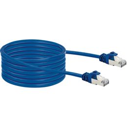 Schwaiger Netzwerkkabel 'CAT 8' blau 10 m