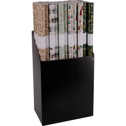 Geschenkpapier grün sortiert