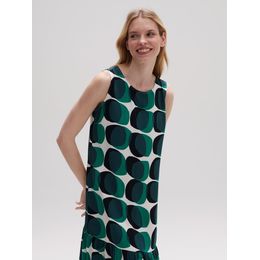 Opus Kleid in Grün/ Weiß - 58% | Größe 38 | Damen-kleider