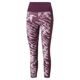 Puma Run 5K Graphic High Waist 7/8 Tight Bekleidung Damen rot