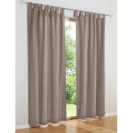HEINE HOME unisex Dekoschal taupe Gr&ouml;&szlig;e 145x140 cm