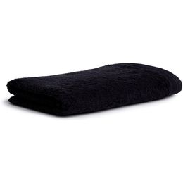 Möve Badetuch MÖVE "Superwuschel", schwarz, B:100cm L:160cm, Walkfrottee, Baumwolle, Handtücher, Badetuch mit Bordüre, 100% Premium Cotton Baumwolle, einfarbig, weich