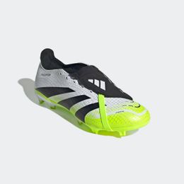 Fußballschuh adidas Performance "PREDATOR LEAGUE FOLD-OVER TONGUE FIRM/MULTI-GROUND", Gr. 46, bunt (cloud weiß, core schwarz, lucid lemon), Synthetik, Schuhe, geeignet für Rasen- und Kunstrasenplätze