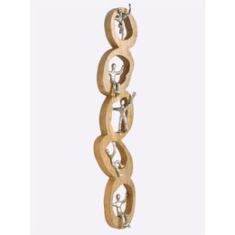 HEINE HOME Wanddeko, Natur, Gr. H/B/T ca. 84/8,5/6 cm, Wanddeko, Material: Mango