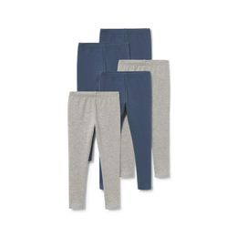 Tchibo - 5 Kinder-Leggings - Herren - Gr. 134/140 - blau