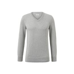 Tchibo - Pullover mit V-Ausschnitt - Herren - Gr. L - grau