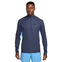 Nike Trail Half Zip Bekleidung Herren blau