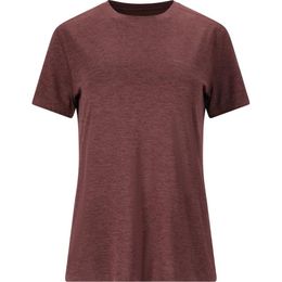 Endurance Alvaly Melange S/S Tee Bekleidung Damen rot M
