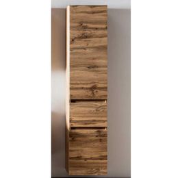 Pharao24.de Badseitenschrank 185 cm hoch Landhausstil