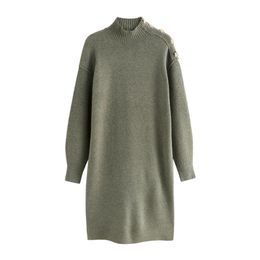 Next Strickkleid Damen Gr&ouml;&szlig;e XS khaki