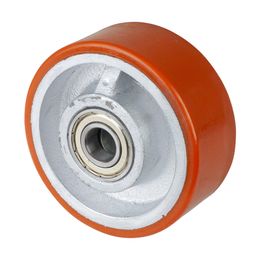 BS Rollen Ersatzrad D.125mm Trgf. 550kg Aluminium/Guss Achs-D.20mm Nabenl.60mm (C10.128)