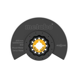Metabo Segments&auml;geblatt, Holz und Metall, BiM, &Oslash;85 mm (626960000)