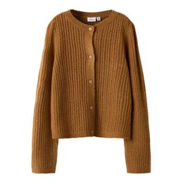 name it Strickjacke M&auml;dchen Gr&ouml;&szlig;e 98 braun