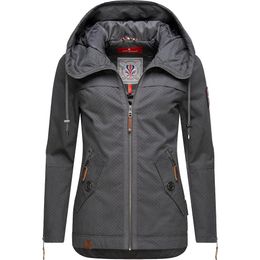 Navahoo Jacke 'Wekoo' Damen Größe XL braun / anthrazit / dunkelgrau