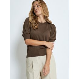 Minus Pullover 'Liv' Damen Gr&ouml;&szlig;e XXL braun