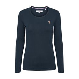 U.S. Polo Assn. Shirt Damen Gr&ouml;&szlig;e XL navy / cappuccino / rot / wei&szlig;