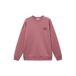MANGO TEEN Sweatshirt 'Nice' Damen Gr&ouml;&szlig;e XXXS pitaya / weinrot / schwarz / wei&szlig;
