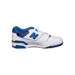 New Balance Leder-Sneakers "550" in Weiß/ Blau - 50% | Größe 44,5 | Herrensneakers