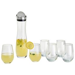 Schott Zwiesel Gl&auml;serset Fresca, Klar, Glas, 7-teilig, Gr&uuml;ner Punkt, Essen & Trinken, Gl&auml;ser, Gl&auml;ser-Sets