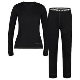 Unterhemd Icepeak "SKI UNTERWÄSCHE IVEYE", Damen, Gr. XXL (44), schwarz, Jersey, Obermaterial: 100% Polyester, eng, Rundhals, Unterhemden