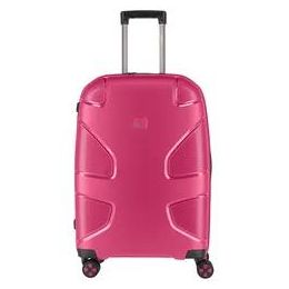 Hartschalen-Trolley IMPACKT "IP1, verschiedene Gr&ouml;&szlig;en und Farben", Gr. B/H/T: 45cm x 67cm x 28cm 73 l, pink (flora pink), Polypropylen, unifarben, Koffer, Hartschalen-Koffer vegan Koffer Reisegep&auml;ck USB-Port TSA Zahlenschloss