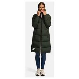 Winterjacke Marikoo "Nomadiaa", Damen, Gr. L, gr&uuml;n (schwarz olive), Obermaterial: 100% Polyester; Innenseite: 100% Polyester; Futter: 100% Polyester; Wattierung: 100% Polyester, Jacken Winterjacke, Lange Damen Winterjacke