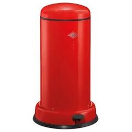 Mülleimer Wesco "Baseboy", rot, B:36,2cm H:63,5cm T:36,2cm, Stahlblech, Mülleimer, Abfallsammler mit Dämpfer + Dämpferhalterung 20 Liter