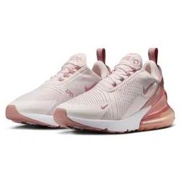 Sneaker Nike SPORTSWEAR "W AIR MAX 270", Gr. 36,5, pomegranate, pearl pink, weiß, Synthetik, Textil, Schuhe