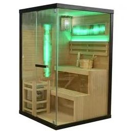 Sauna Sanotechnik "LUXOR 1", holz, Saunaofen, integrierte Steuerung, 3,5 kW, Saunen, inkl. Salzsteine und Saunaofen