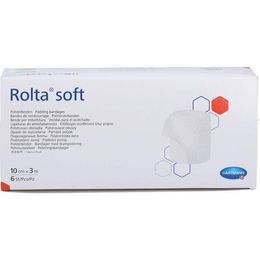 1001 Artikel Medical Rolta soft synth.-Wattebinde 10 cmx3 m 6 St