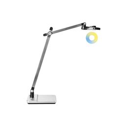 Beliani Büroleuchten SERPENS in Silber/Schwarz - (W) 15 x (H) 51 x (L) 30 cm | Gr.: onesize