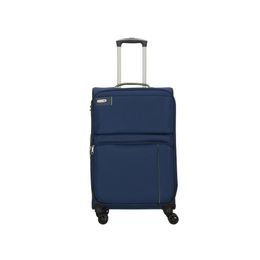 d&n D&N Travel Line 6704 4-Rollen Trolley 65 cm in blau | Gr.: onesize