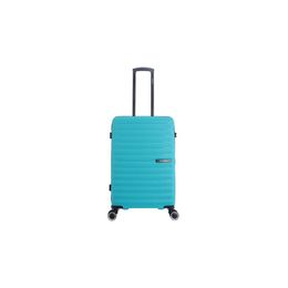 Saxoline Fiesta Trolley TSA Zahlenschloss Spinner 65 cm in turquoise | Gr.: onesize