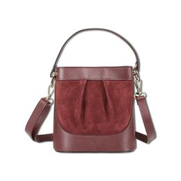 Florence Umhängetasche Leder dunkelrot ca. 18cm | Gr.: onesize