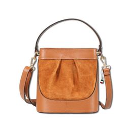 Florence Umhängetasche Leder hellbraun ca. 18cm | Gr.: onesize