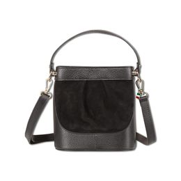 Florence Umhängetasche Leder schwarz ca. 18cm | Gr.: onesize