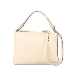 Florence Schultertasche Leder beige ca. 37cm | Gr.: onesize