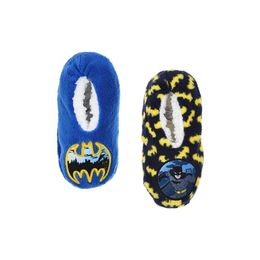 Batman Hausschuhe Kinder Winter Blau | Gr.: onesize