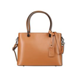 Florence Schultertasche Leder tan, hellbraun ca. 37cm | Gr.: onesize